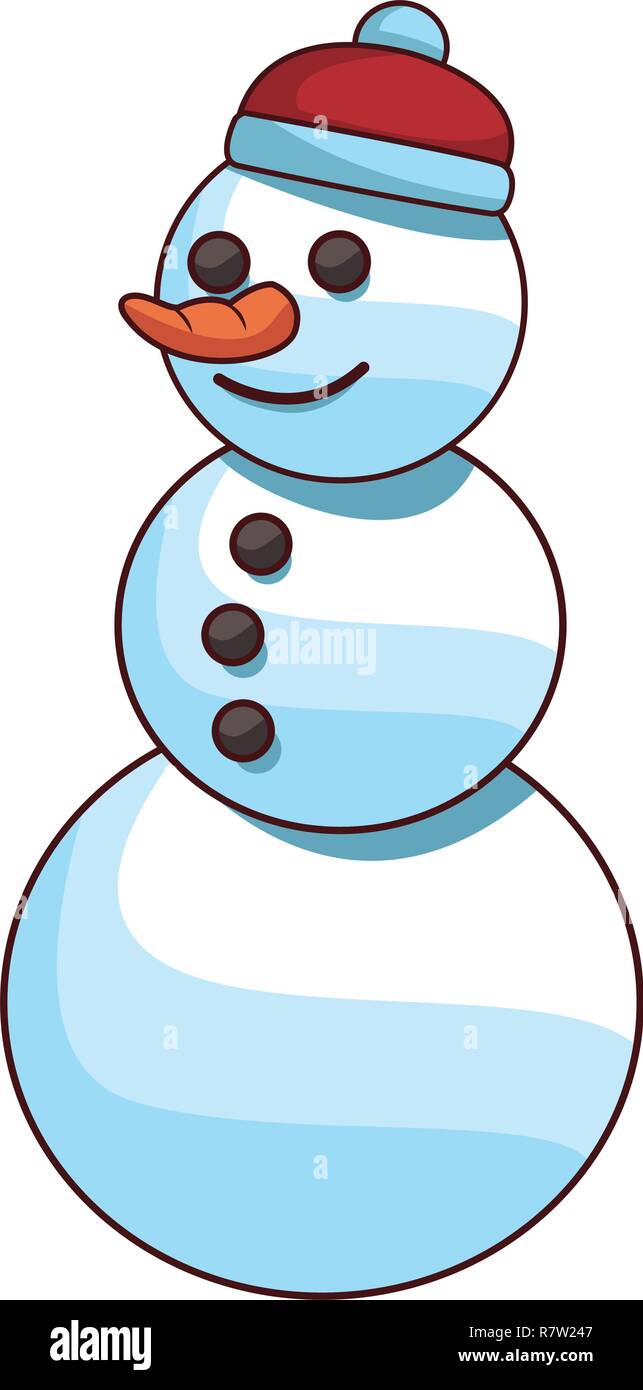 christmas snowman cartoon Stock Vector Image & Art - Alamy