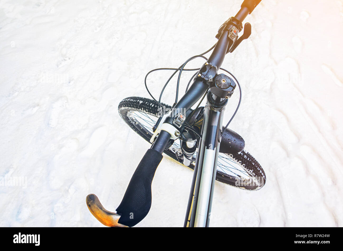 Bicycling alone hi-res stock photography and images - Alamy