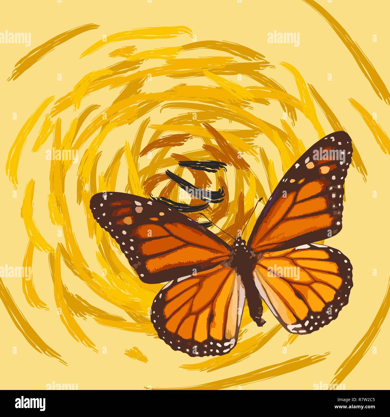 Hand drawn butterfly hi-res stock photography and images - Alamy