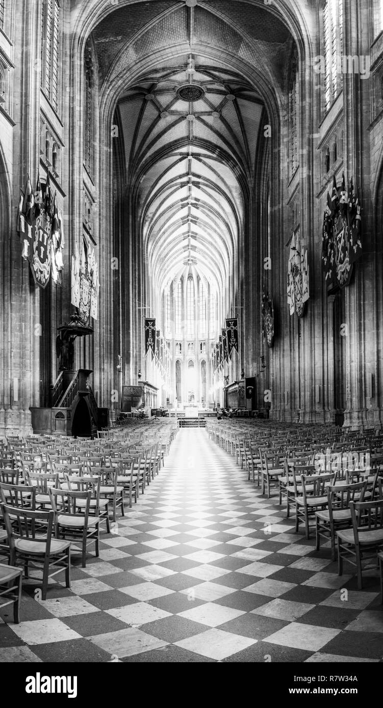 Interior of church Stock Photo - Alamy