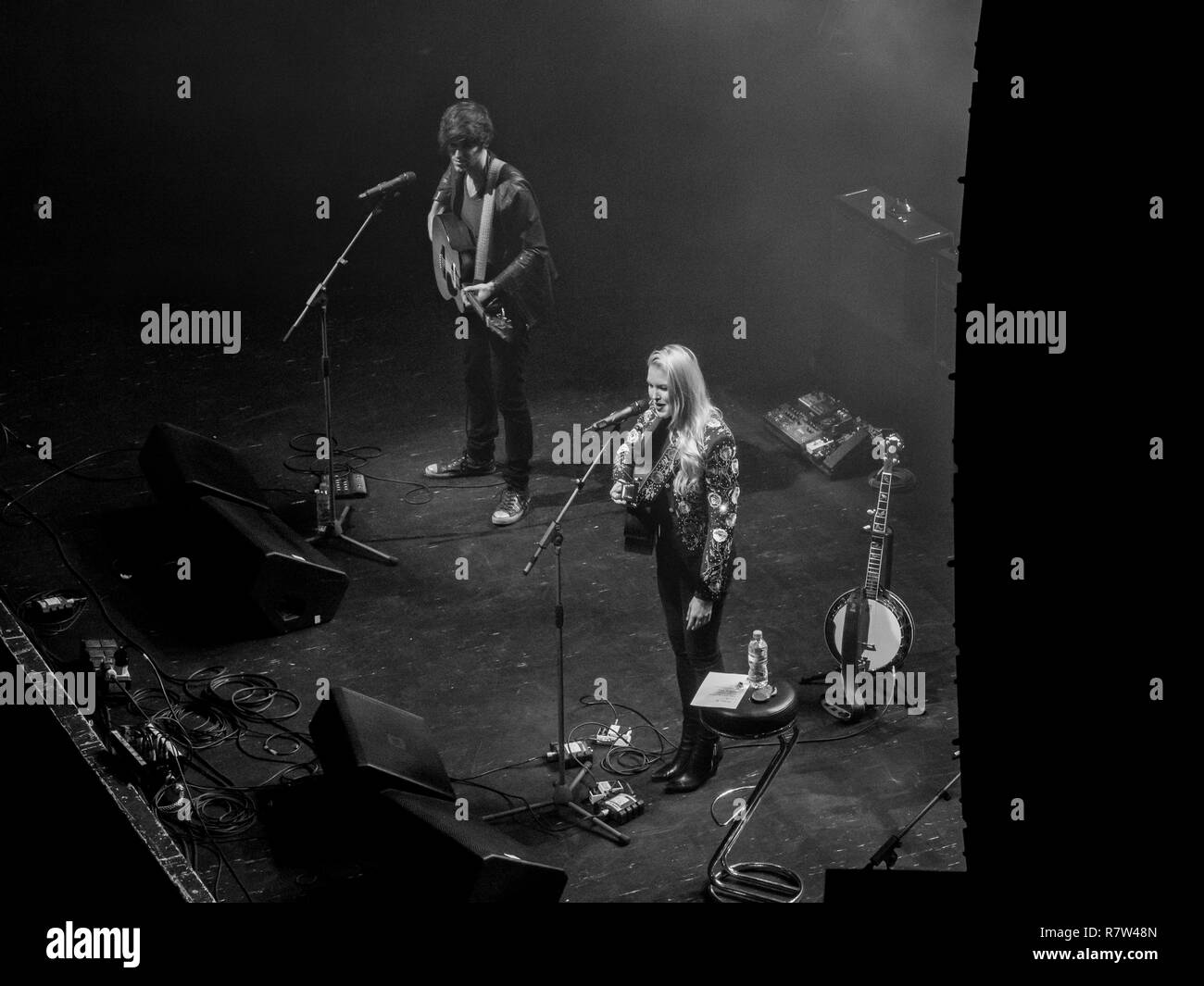 The country festival stage Black and White Stock Photos & Images - Alamy