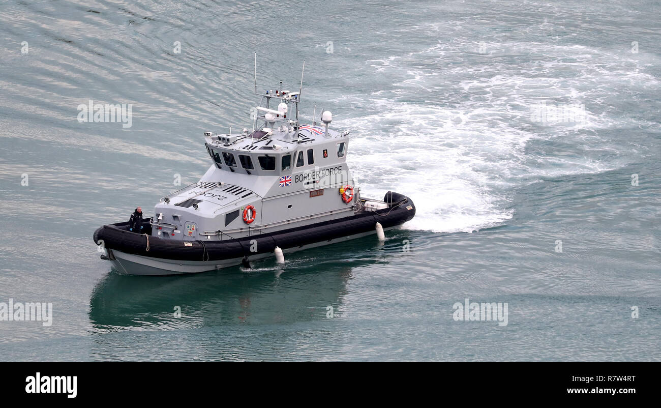 A Border Force patrol boat arrives in the Port of Dover Stock Photo - Alamy