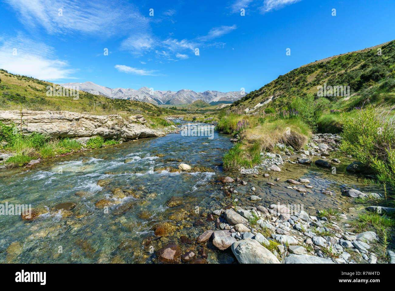 in the mountains , cave stream scenic reserve, arthurs pass, new ...