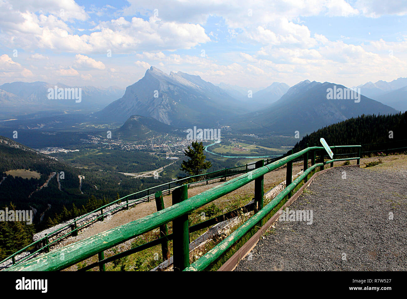 Gondola lift at Mt. Norquay, Banff National Park, Alberta, Canada and ...
