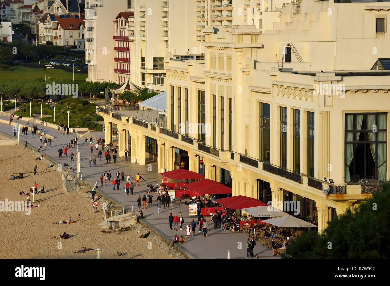 Biarritz Beach France Stock Photos & Biarritz Beach France Stock Images ...