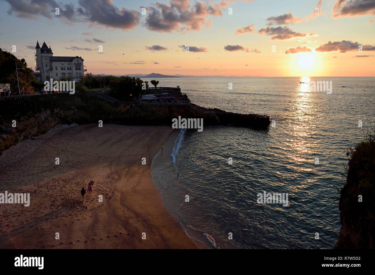 France, Pyrenees Atlantiques, Basque Country, Biarritz, the villa Belza ...