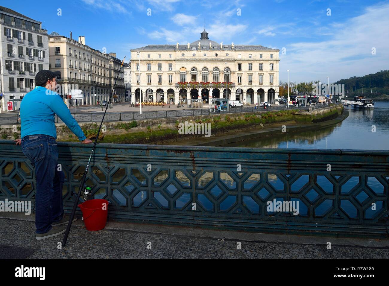 France, Pyrenees Atlantiques, Basque Country, Bayonne, City Hall, its ...