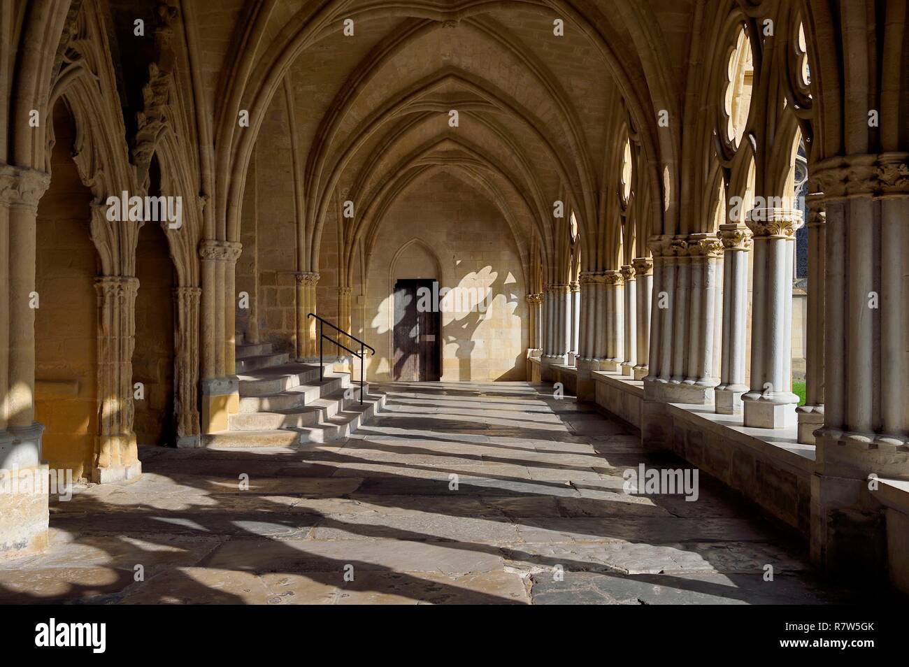 France, Pyrenees Atlantiques, Basque Country, Bayonne, cloister of St ...