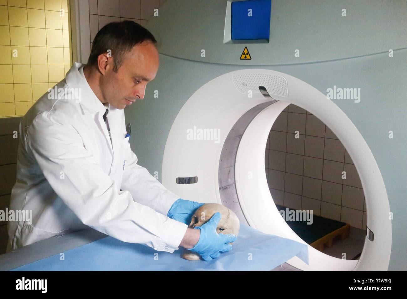 France, Val d'Oise, Pontoise, Criminal Investigation Institute of the ...