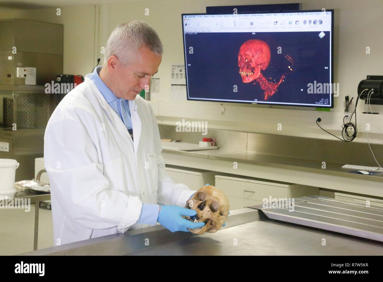 France, Val d'Oise, Pontoise, Criminal Investigation Institute of the ...