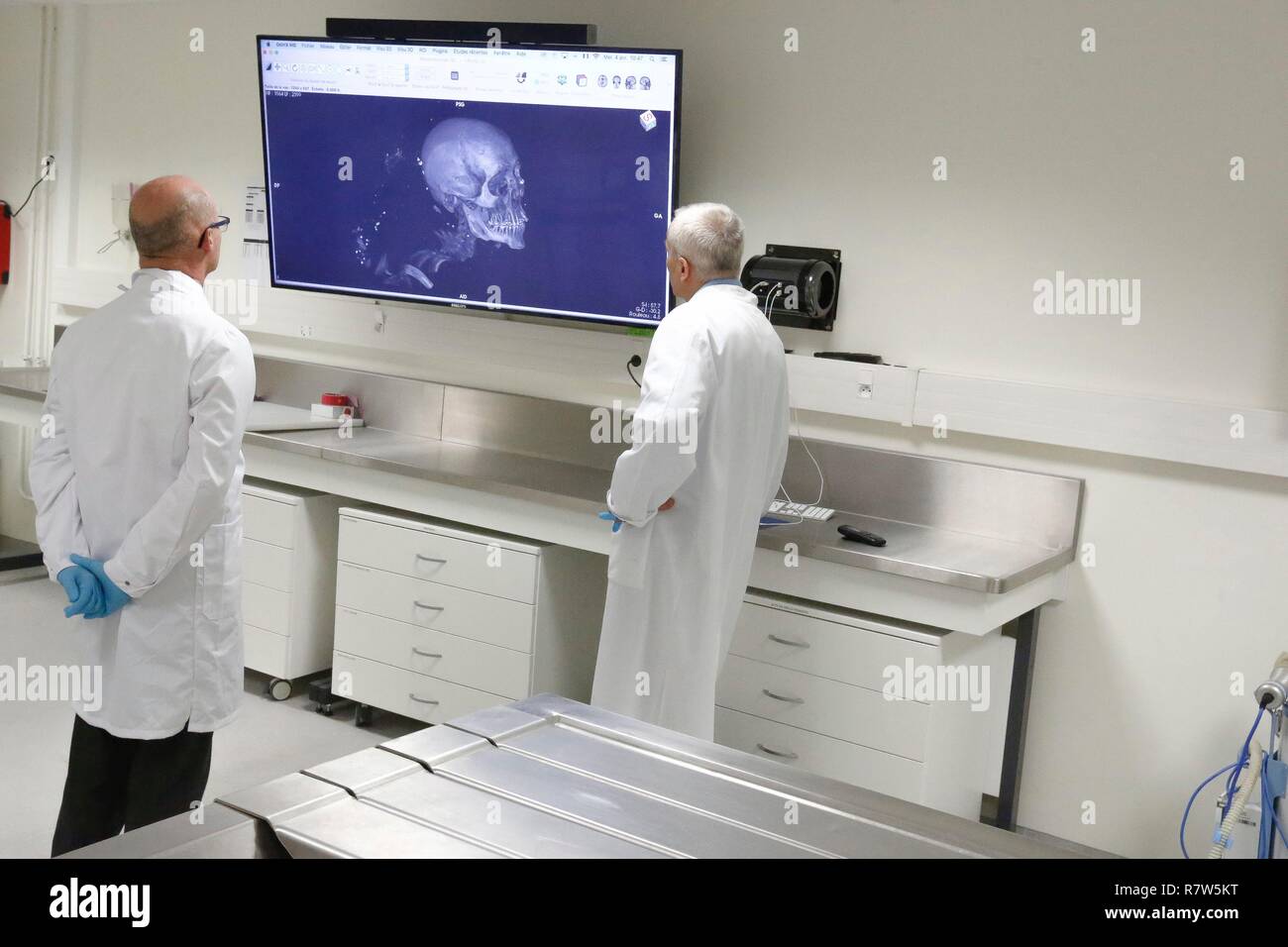 France, Val d'Oise, Pontoise, Criminal Investigation Institute of the ...