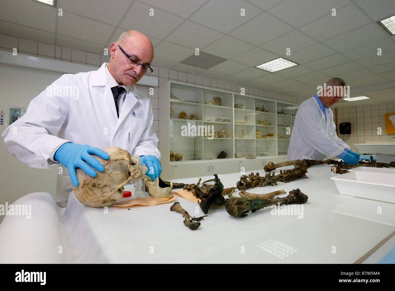 France, Val d'Oise, Pontoise, Criminal Investigation Institute of the ...