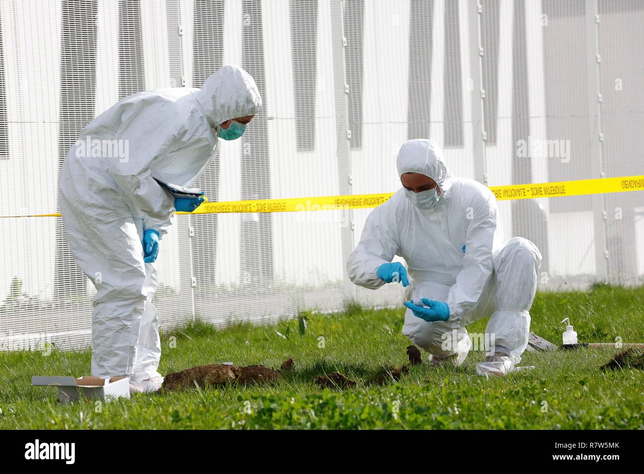Forensic uniform hi-res stock photography and images - Alamy