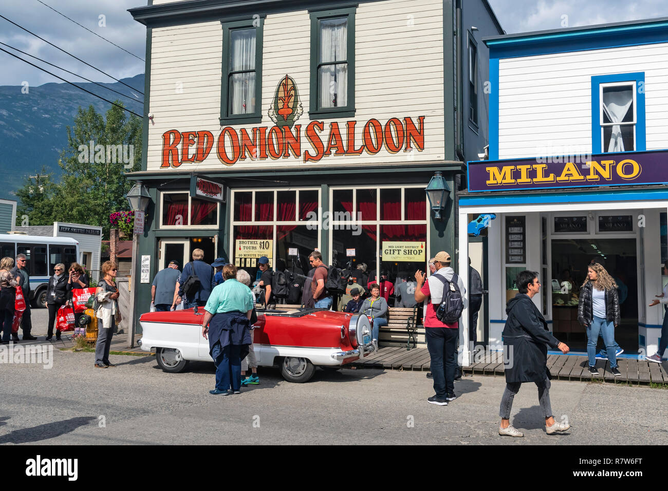 Historic Red Onion Saloon, Skagway, Alaska, Klondike Gold Rush National ...