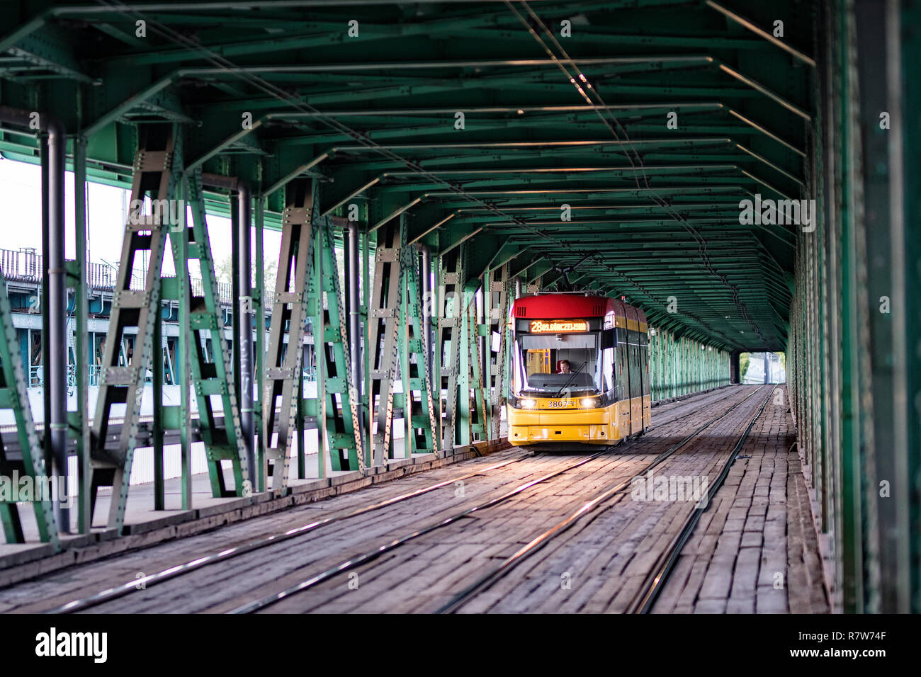 Tramway on bridge in hi-res stock photography and images - Alamy