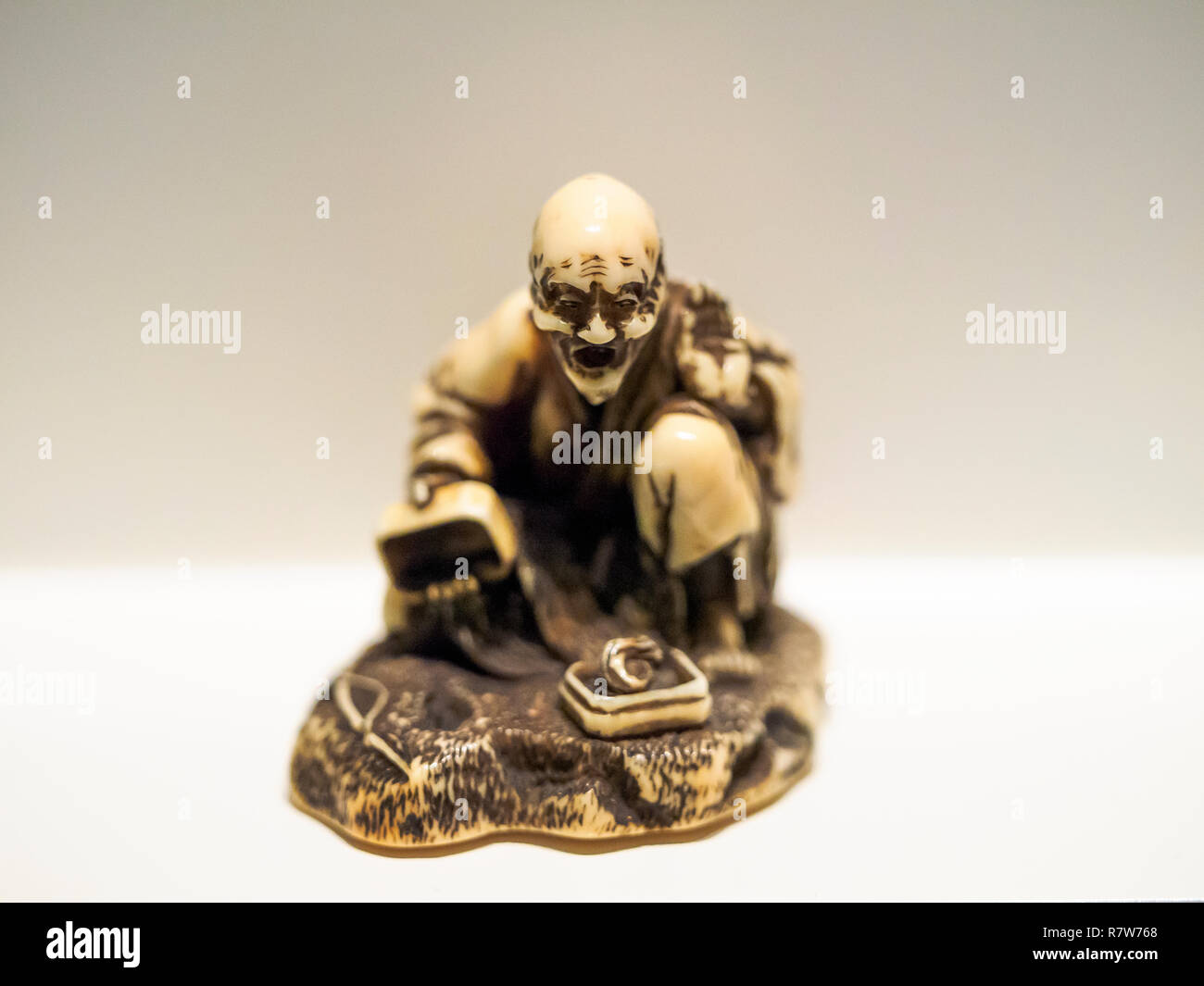 The fisherman Urashima Taro and his magic box Netsuke figurine Stock ... The fisherman Urashima Taro and his magic box Netsuke figurine Stock ...