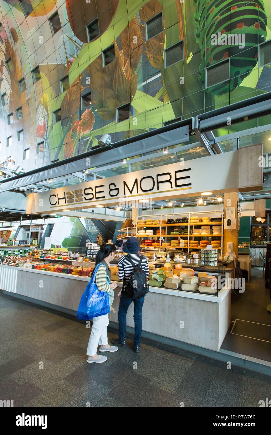 Netherlands, Southern Holland province, Rotterdam, the covered market ...