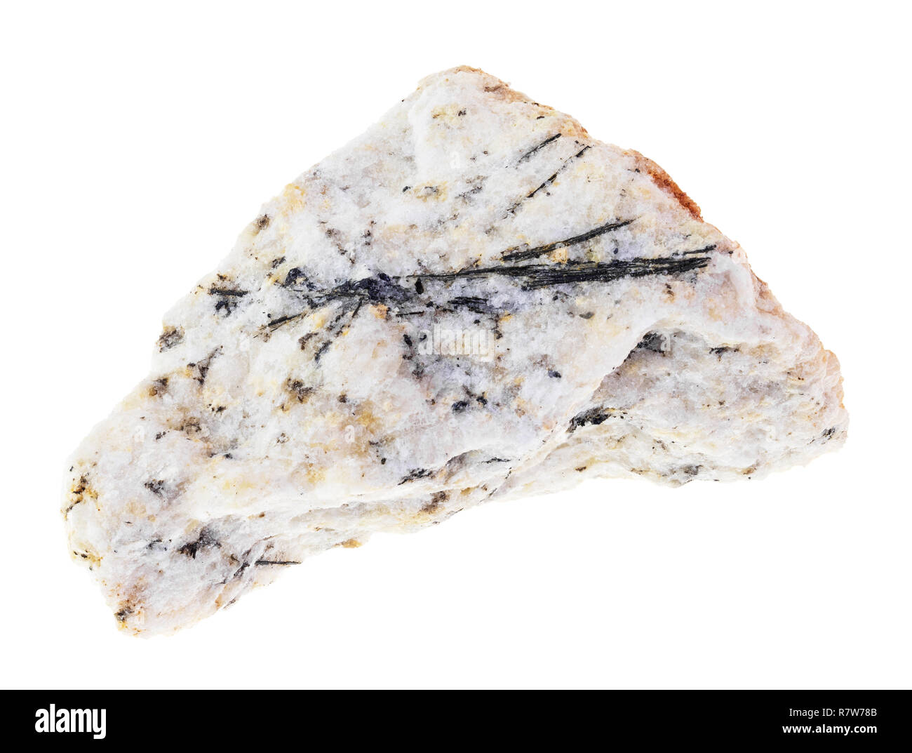 macro photography of natural mineral from geological collection - black ...