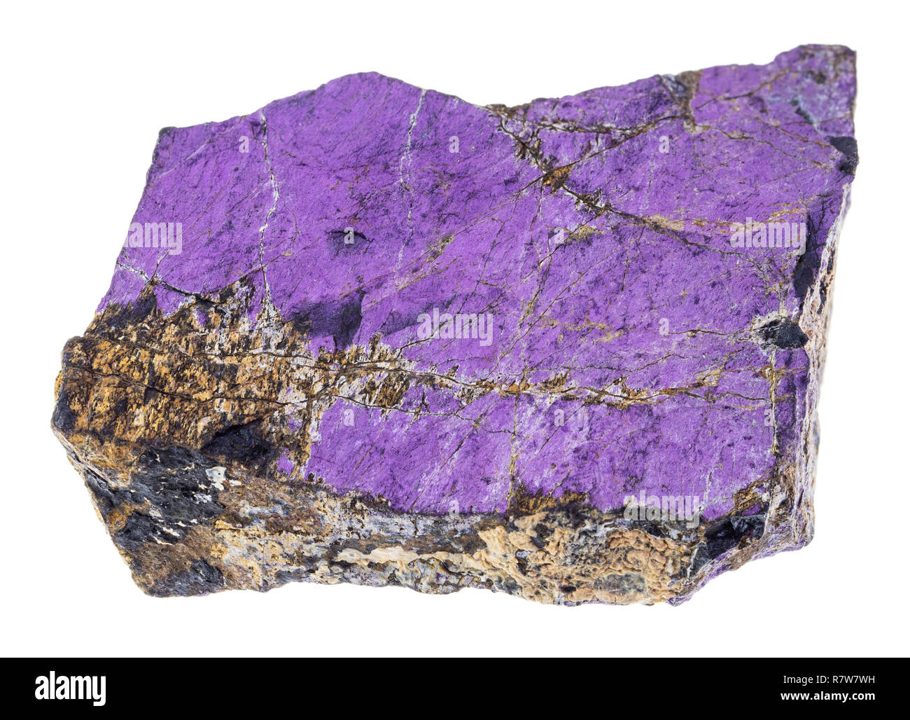 macro photography of natural mineral from geological collection - raw ...