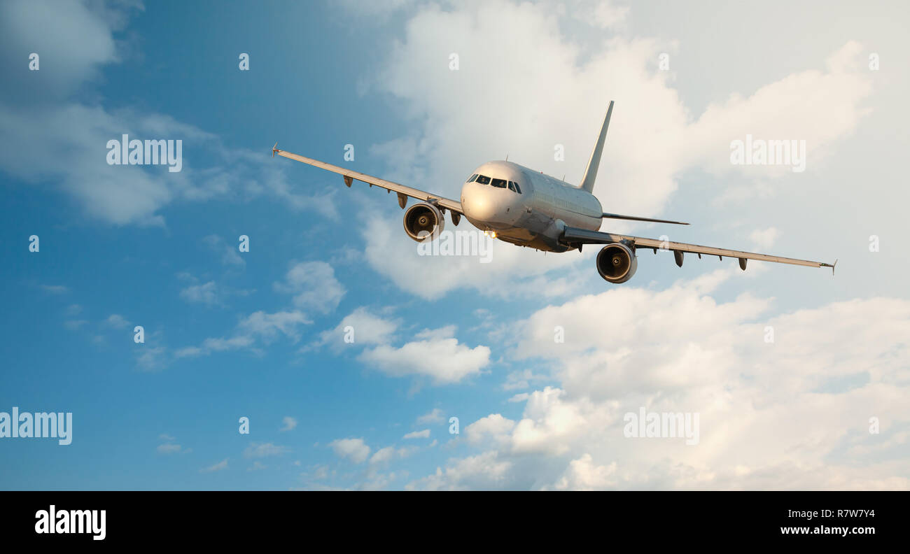 Aeroplane Flying Away