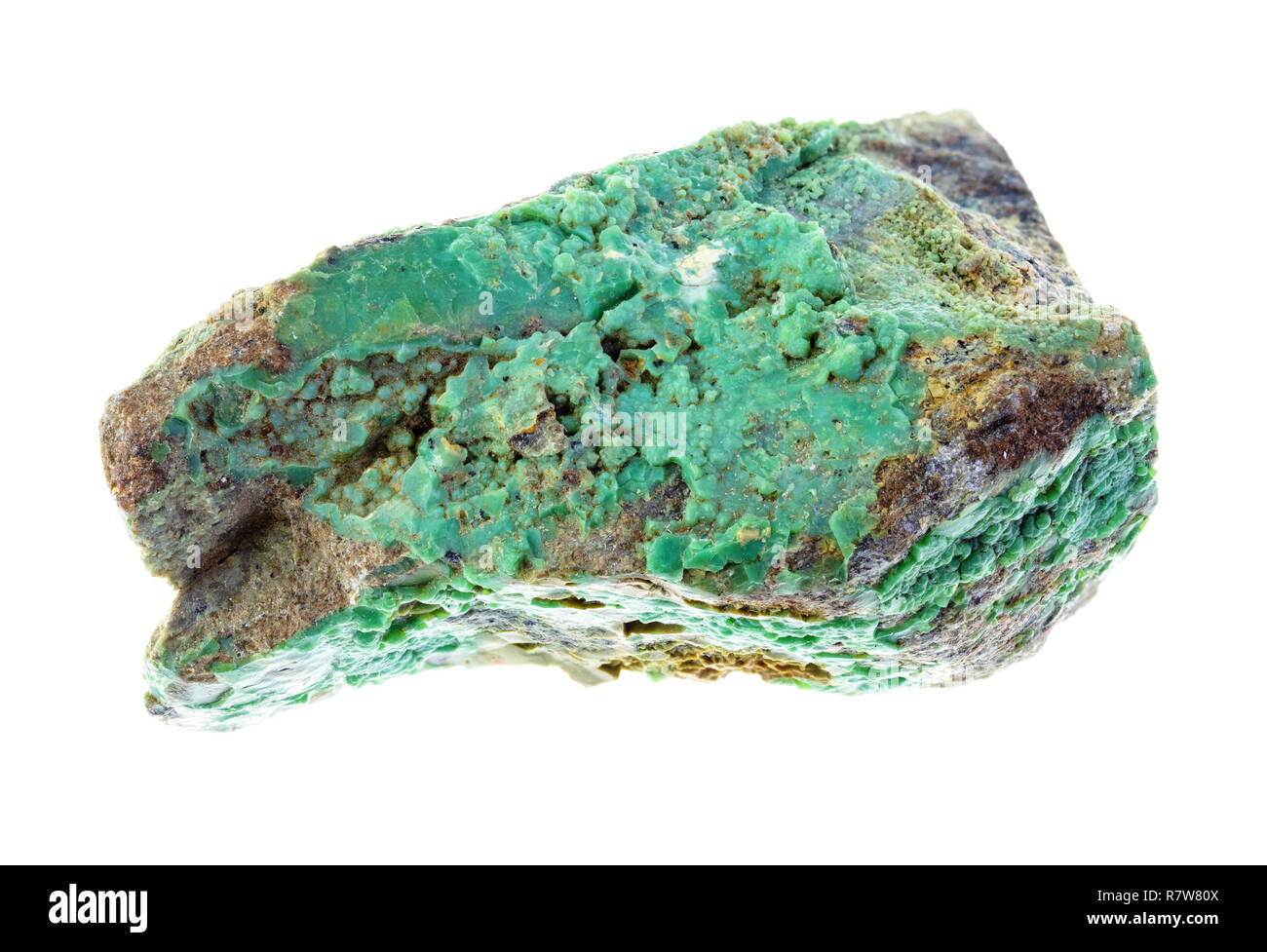 macro photography of natural mineral from geological collection - rough ...