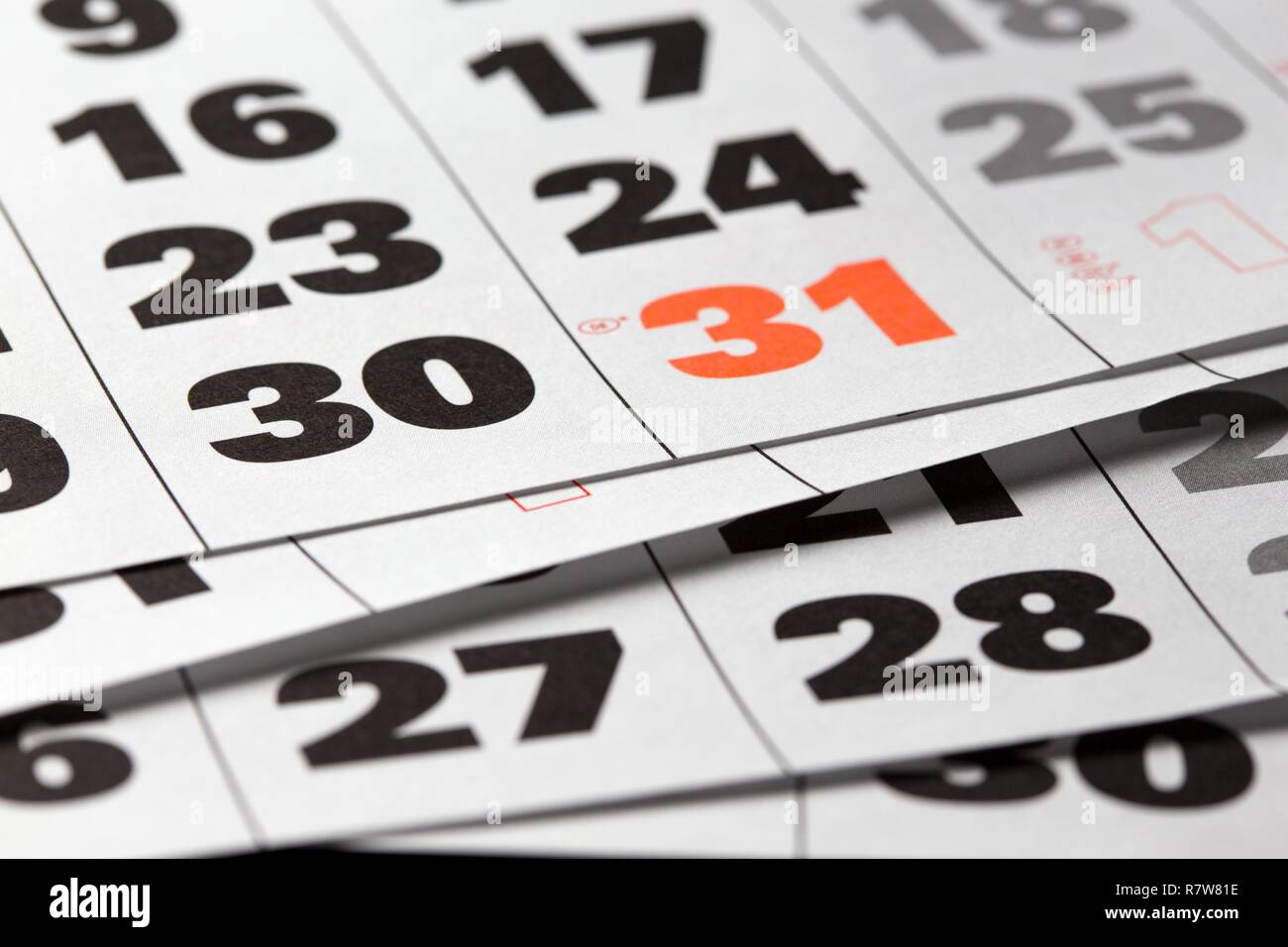 background made of calendar dates close up Stock Photo - Alamy