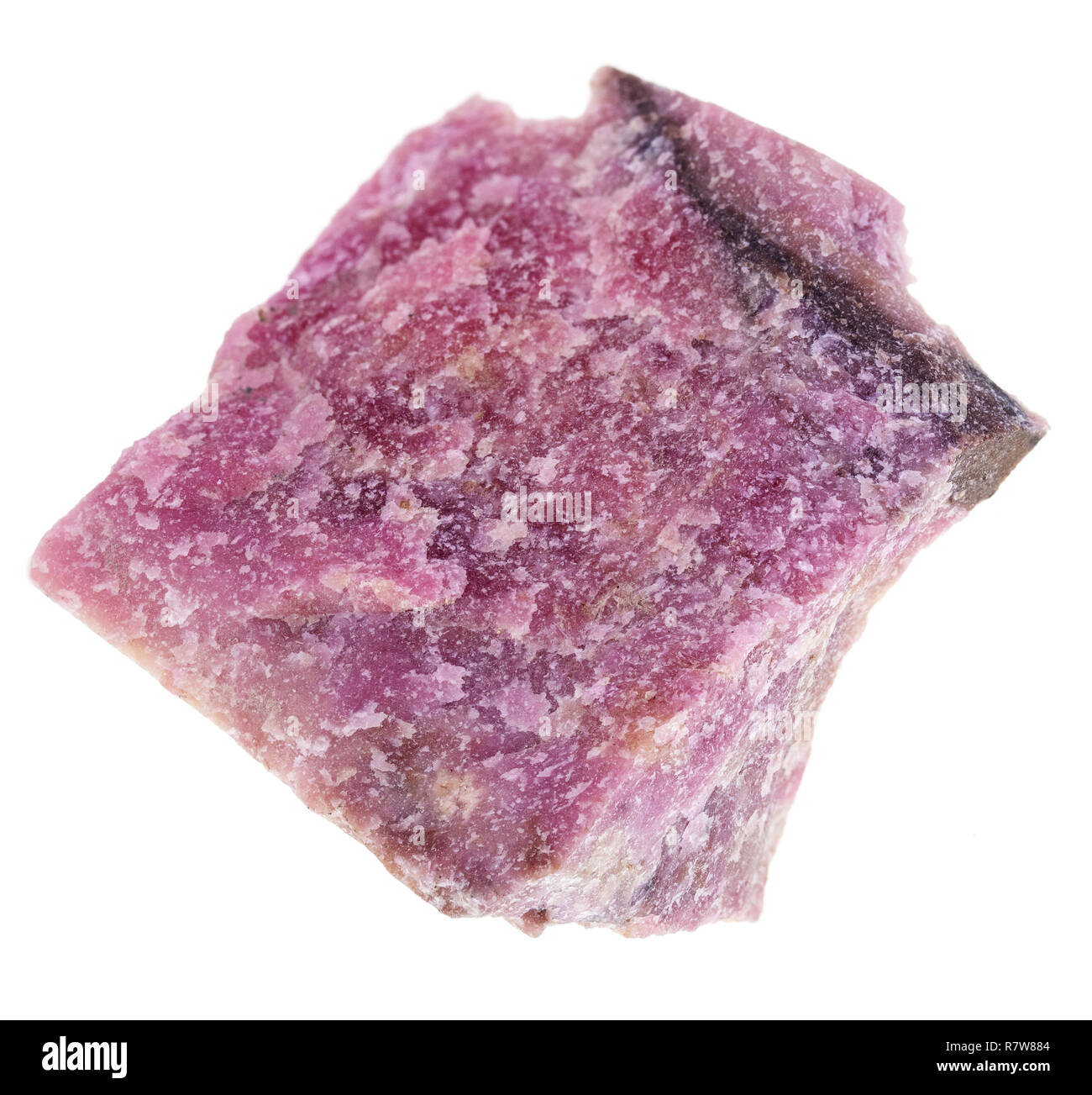 macro photography of natural mineral from geological collection - rough ...