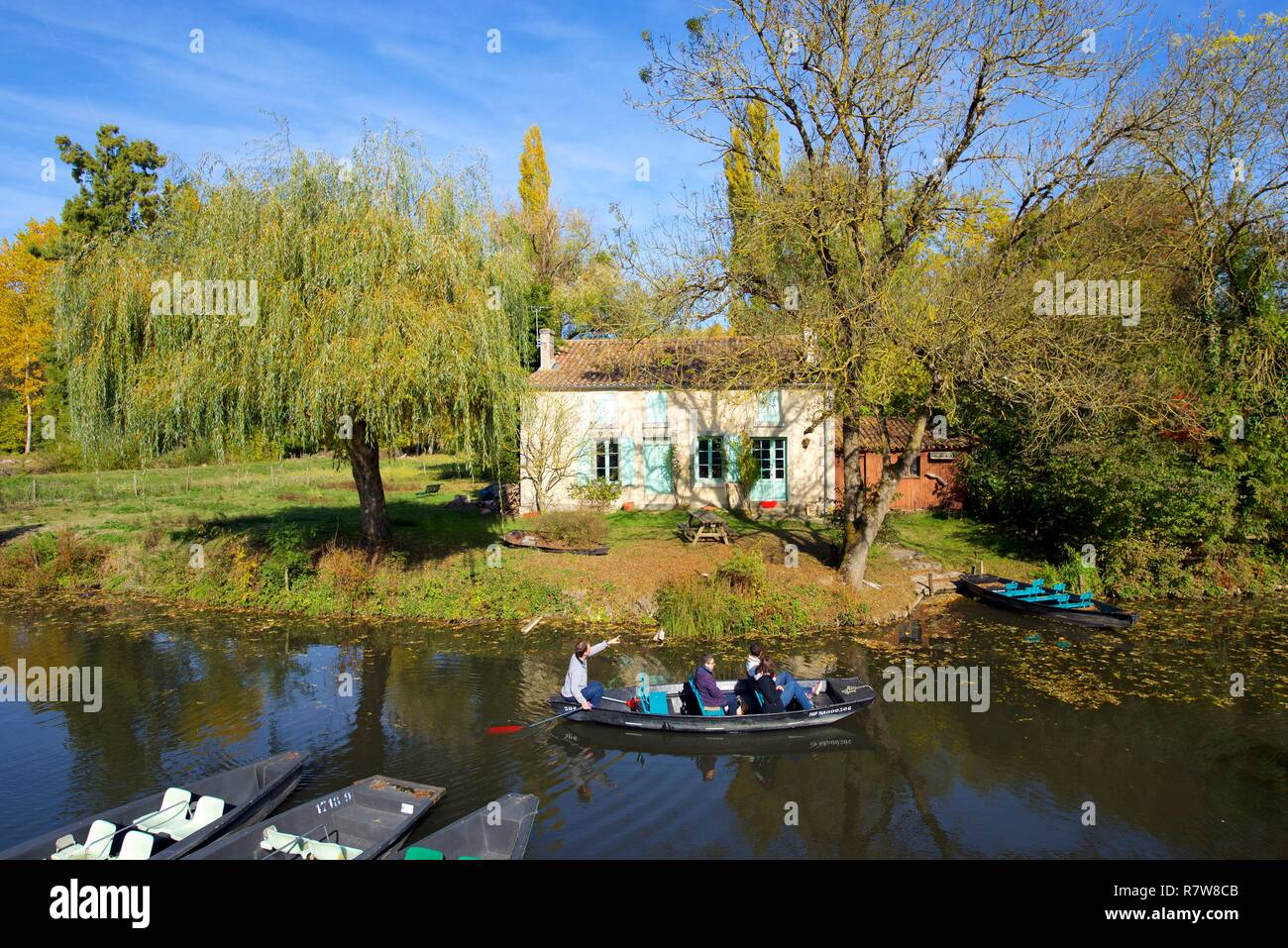 France, Deux Sevres, Interregional Park of the Marais Poitevin labelled ...
