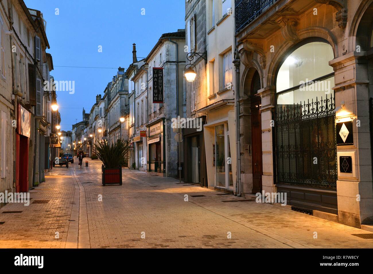 France, Charente, Cognac, Rue Aristide Briand Stock Photo - Alamy