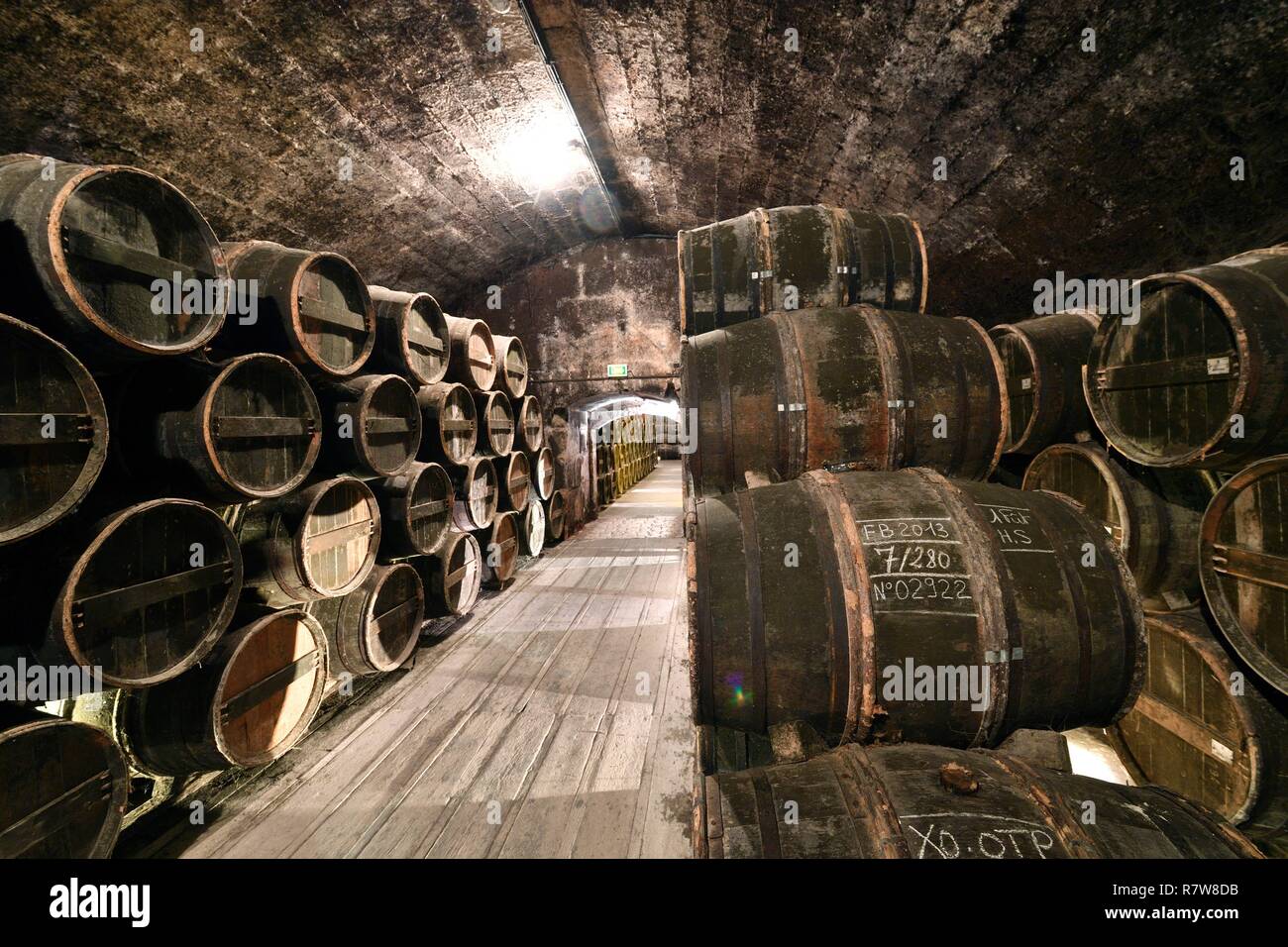 France, Charente, Cognac, Valois castle, Musee du Cognac, Otard Cellars ...