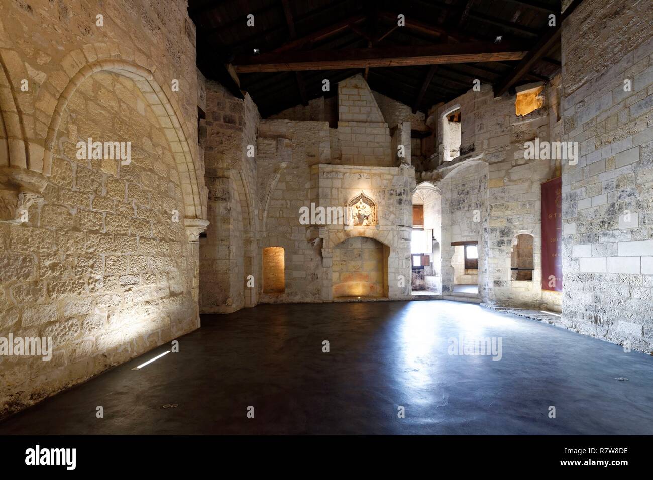 France, Charente, Cognac, Valois Castle, 15th -16th century castle ...