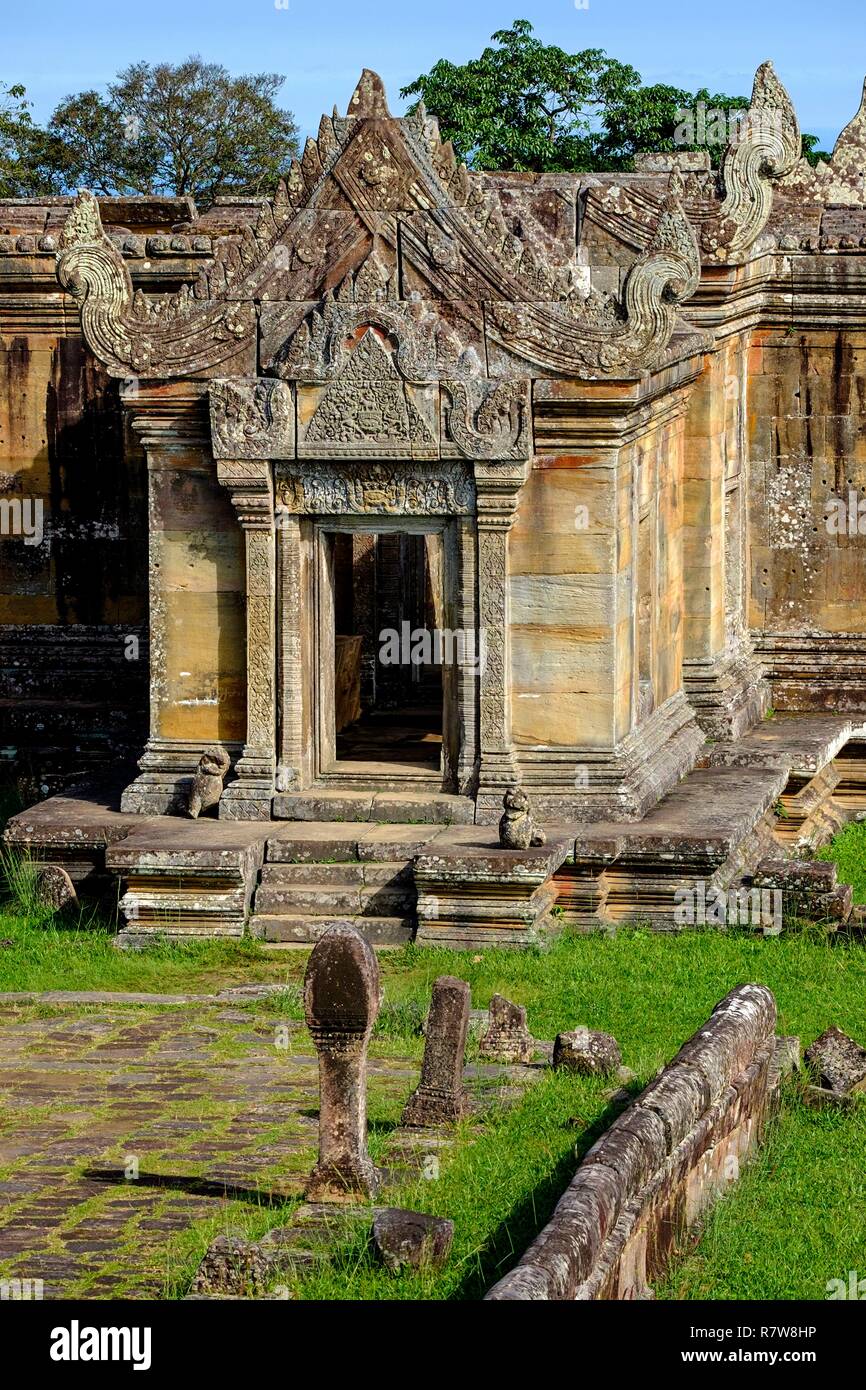Cambodia, Preah Vihear province, Preah Vihear temple, on the world ...
