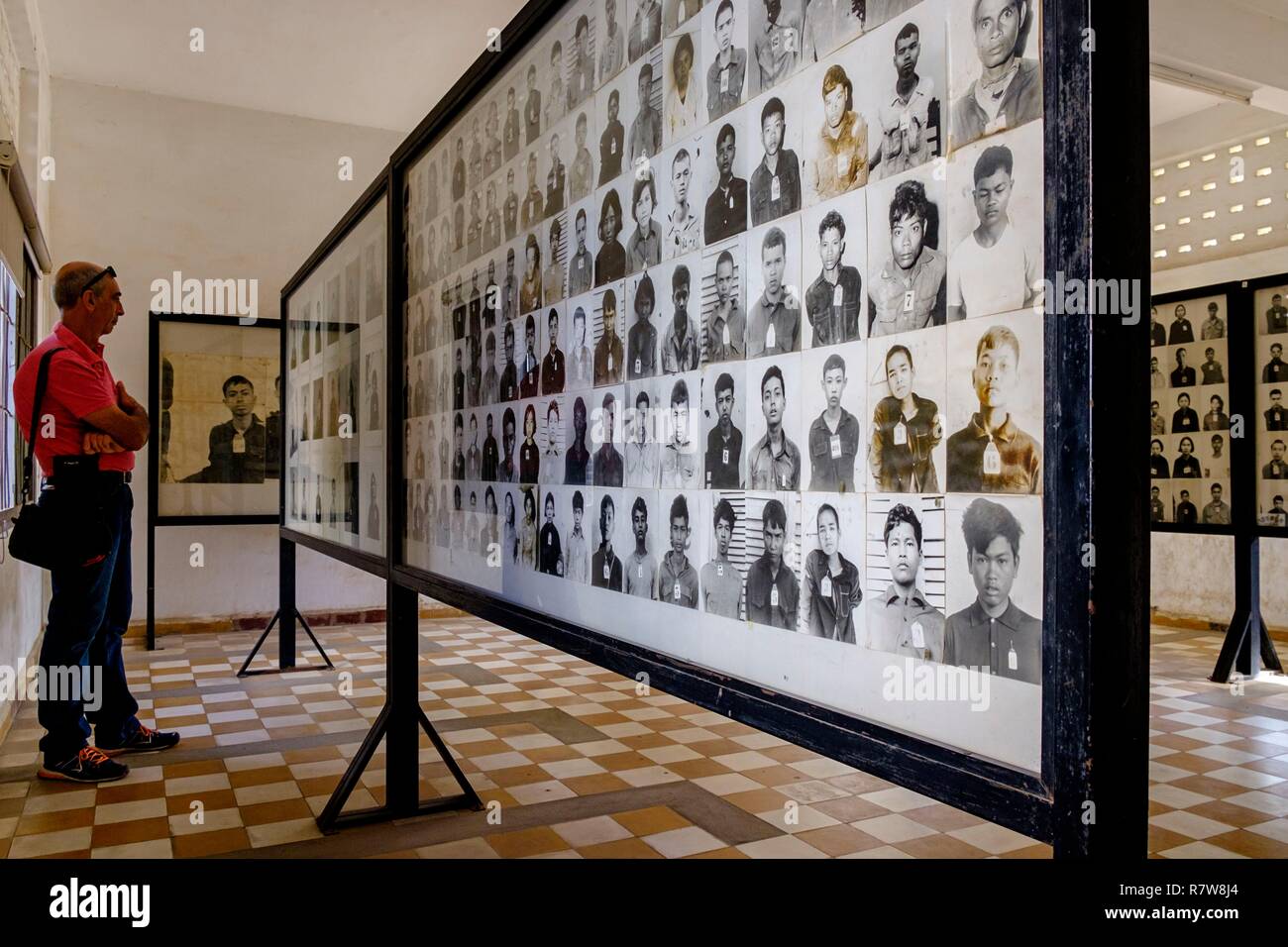 Cambodia, Phnom Penh, Museum of Tuol Sleng, former S-21 jail of Khmer ...