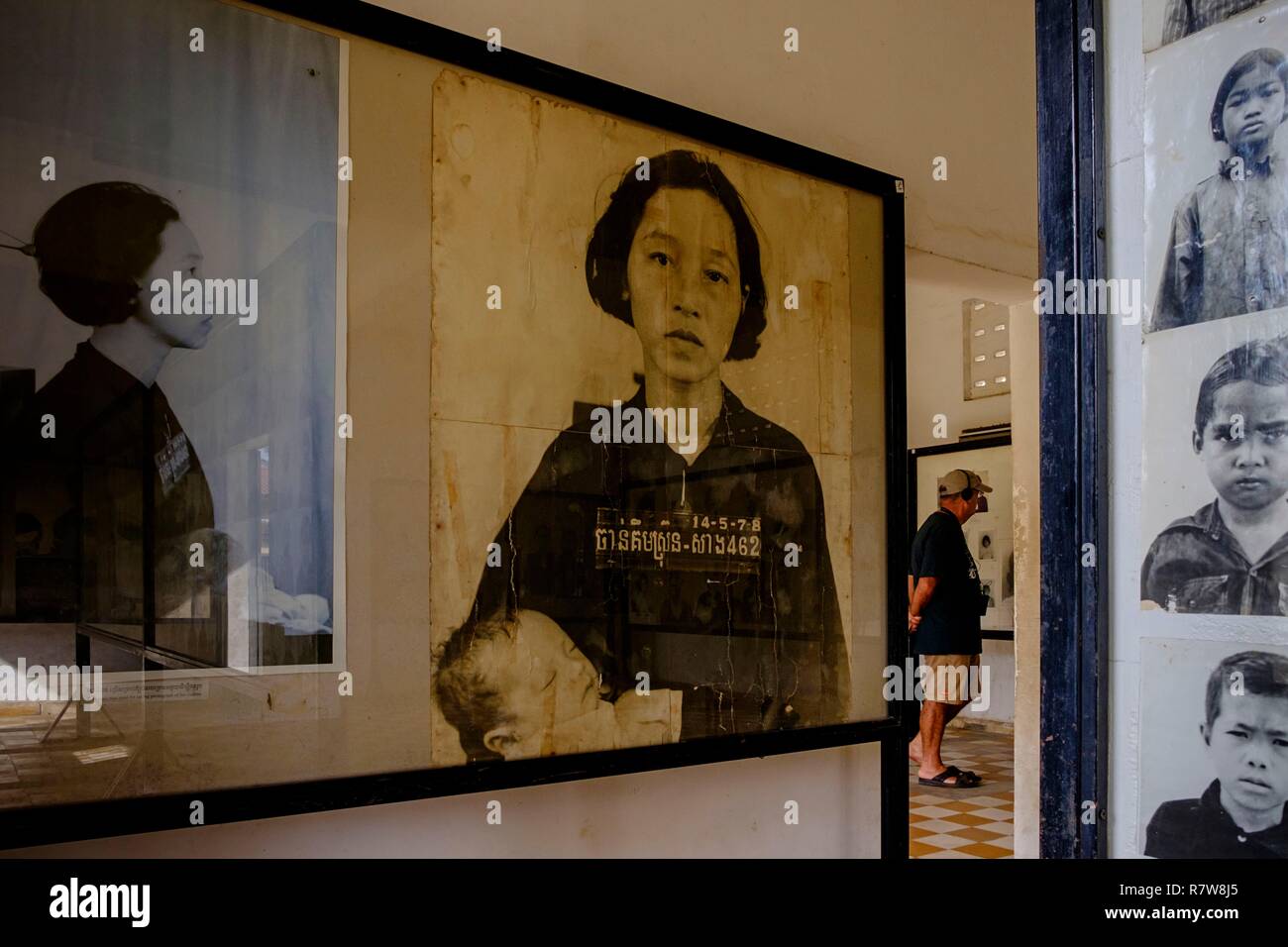 Cambodia, Phnom Penh, Museum of Tuol Sleng, former S-21 jail of Khmer ...