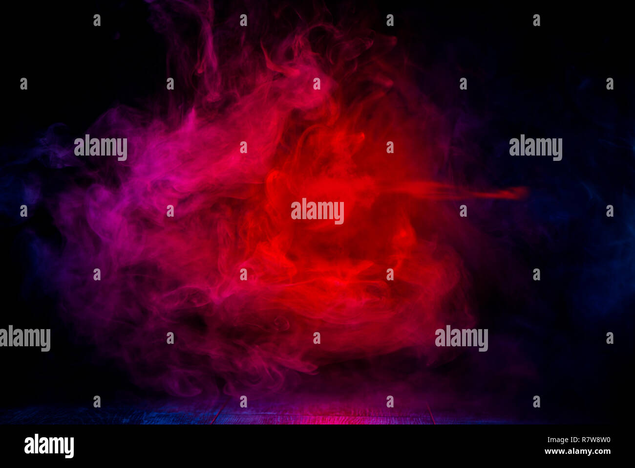 Red and blue smoke hi-res stock photography and images - Alamy