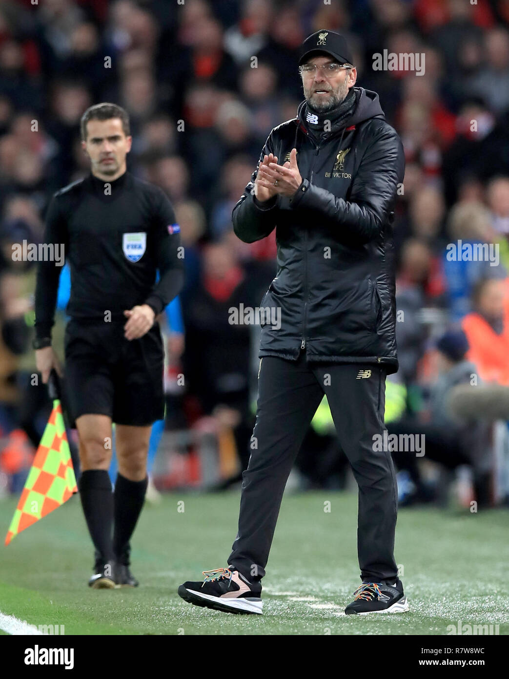 Liverpool manager Jurgen Klopp during the UEFA Champions League match ...