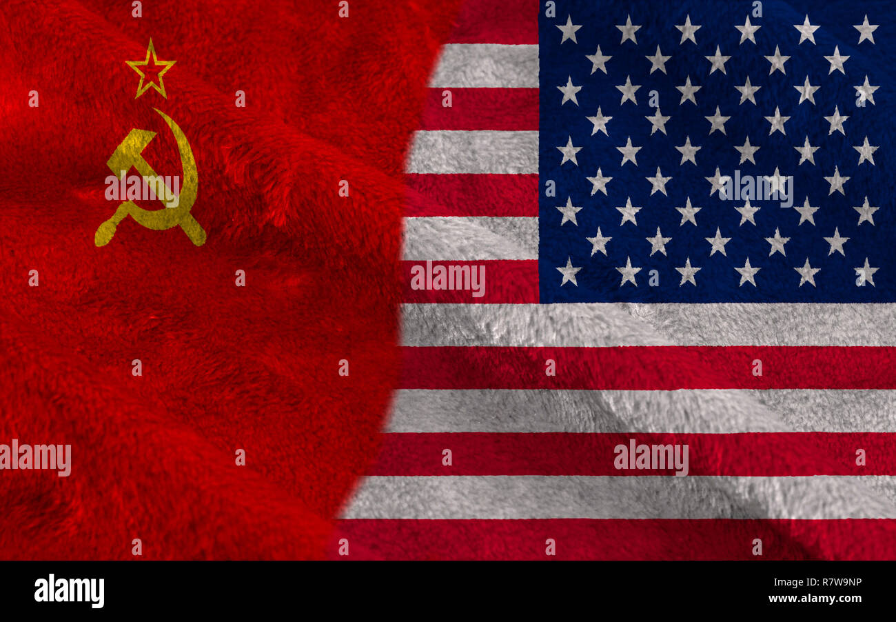 Usa ussr flags hi-res stock photography and images - Alamy