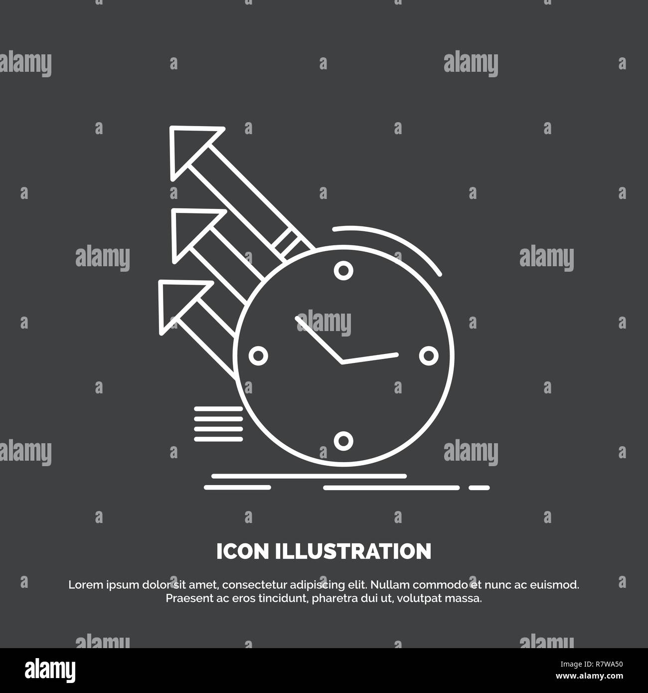 Detection Inspection Of Regularities Research Icon Line Vector Symbol For Ui And Ux