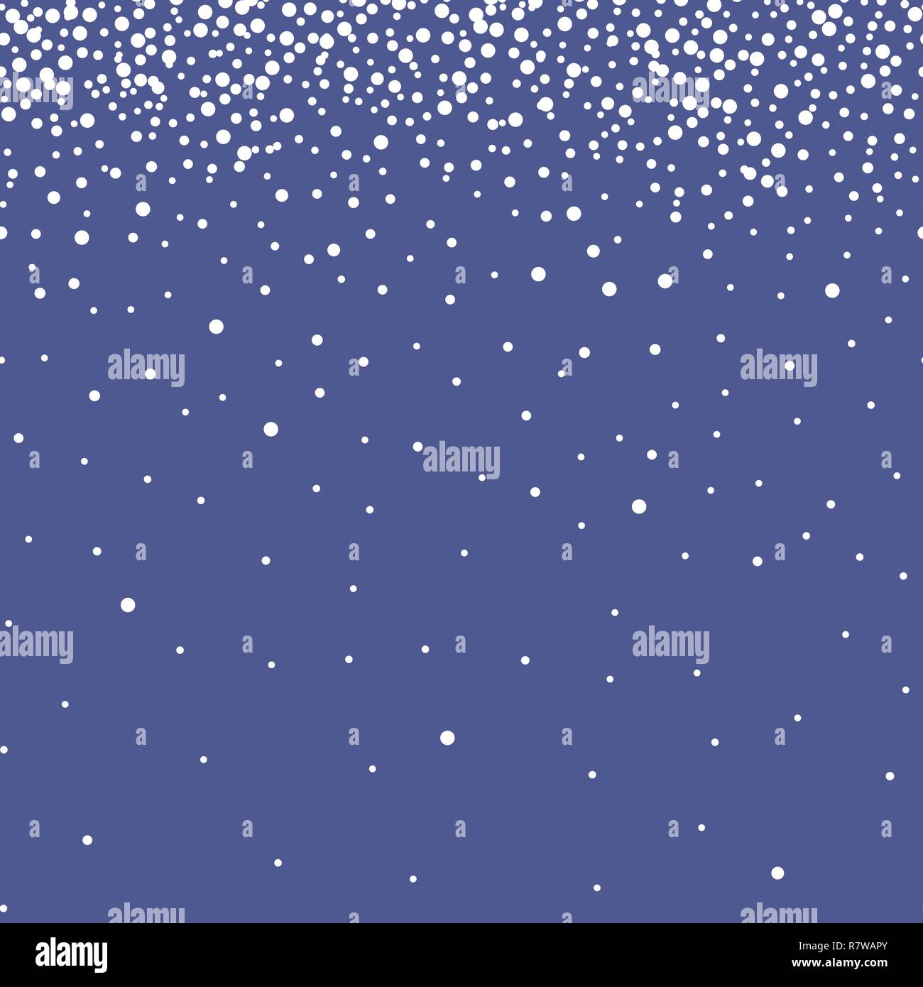 Winter dark blue background with snowflakes. Christmas decoration and ...