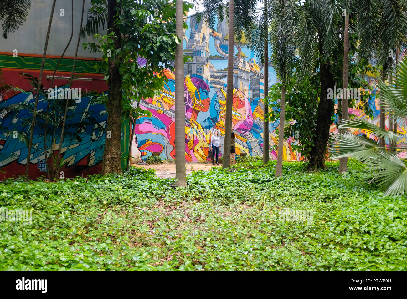 Mural haji lane hi-res stock photography and images - Alamy