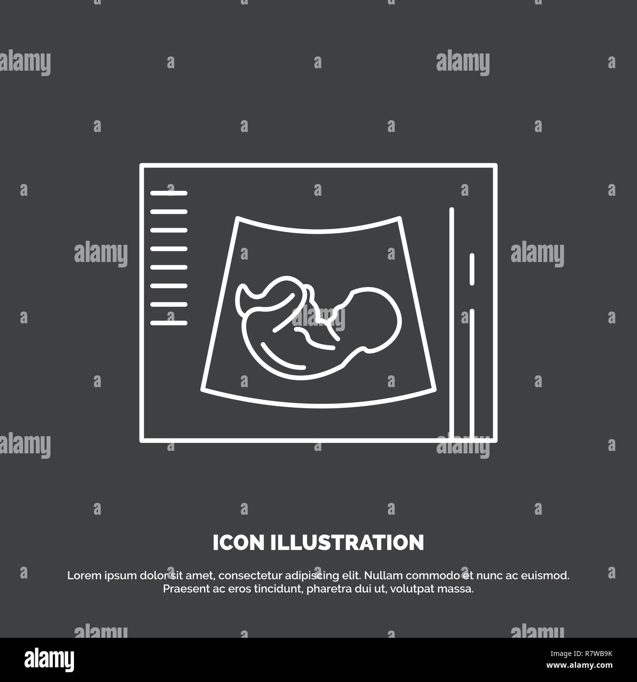 Healthy stomach scan Stock Vector Images - Alamy