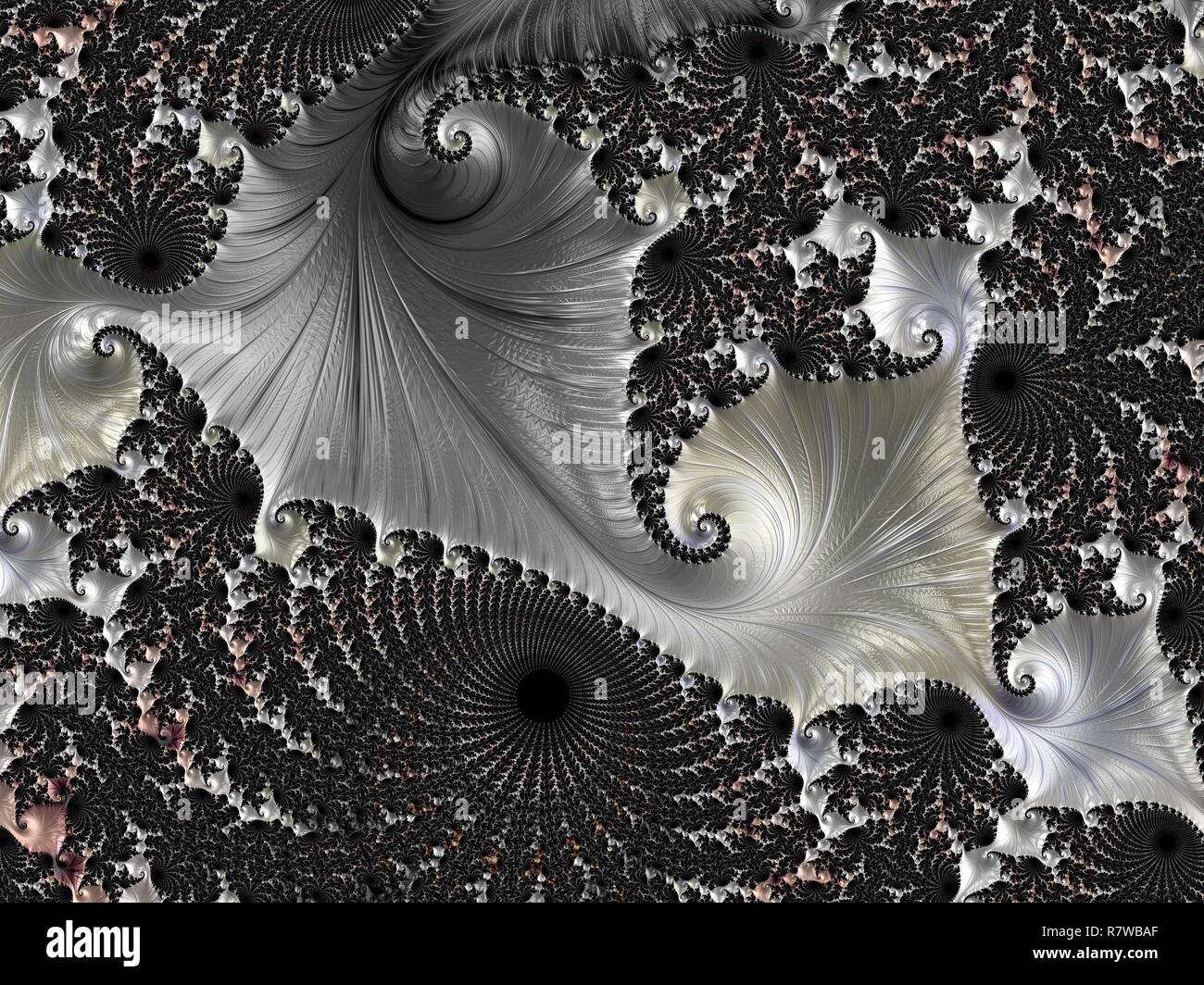 Fractal a never-ending pattern. Abstract Computer generated Fractal design. Fractals are ...
