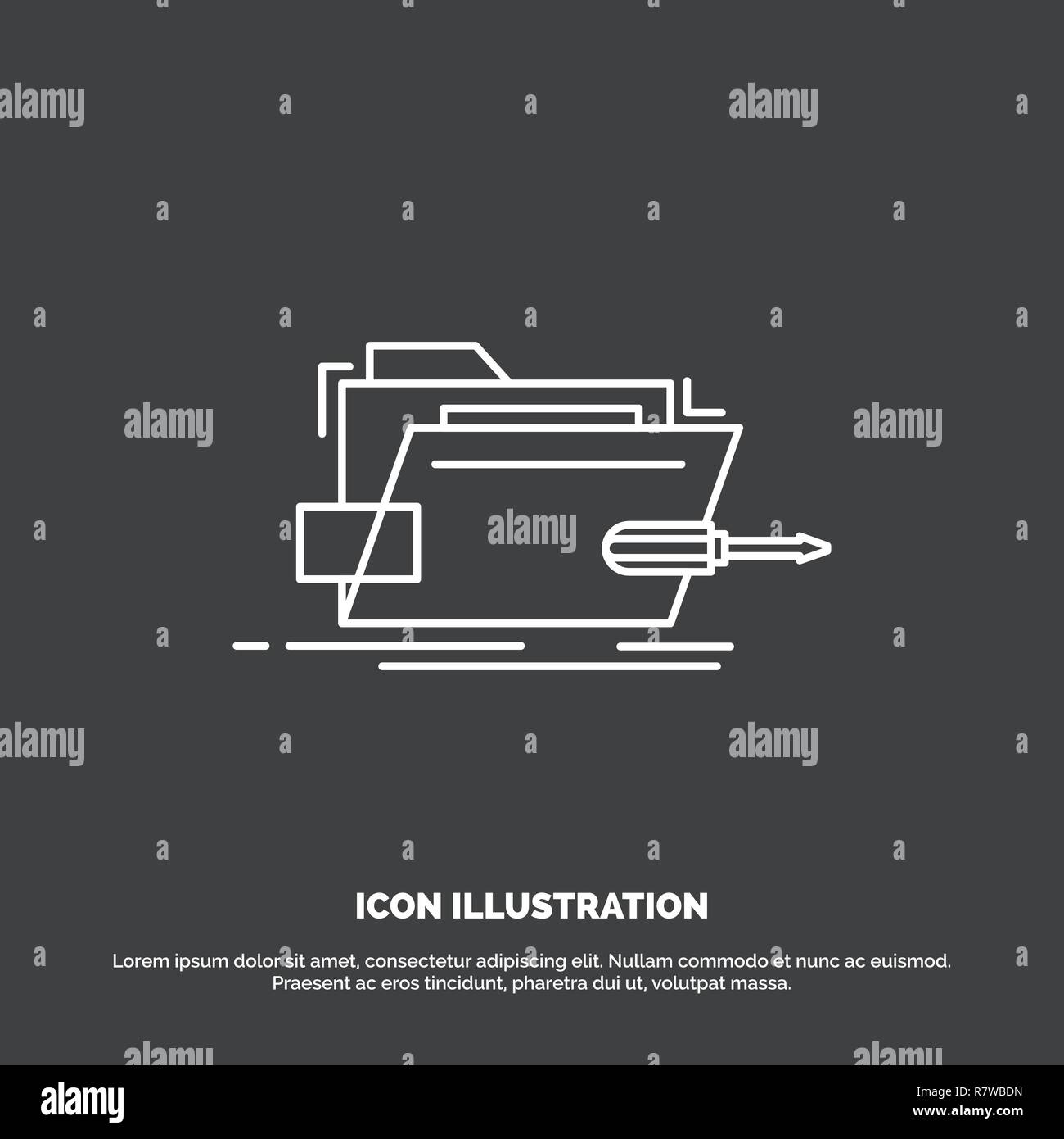 Technical icon Stock Vector Images - Alamy
