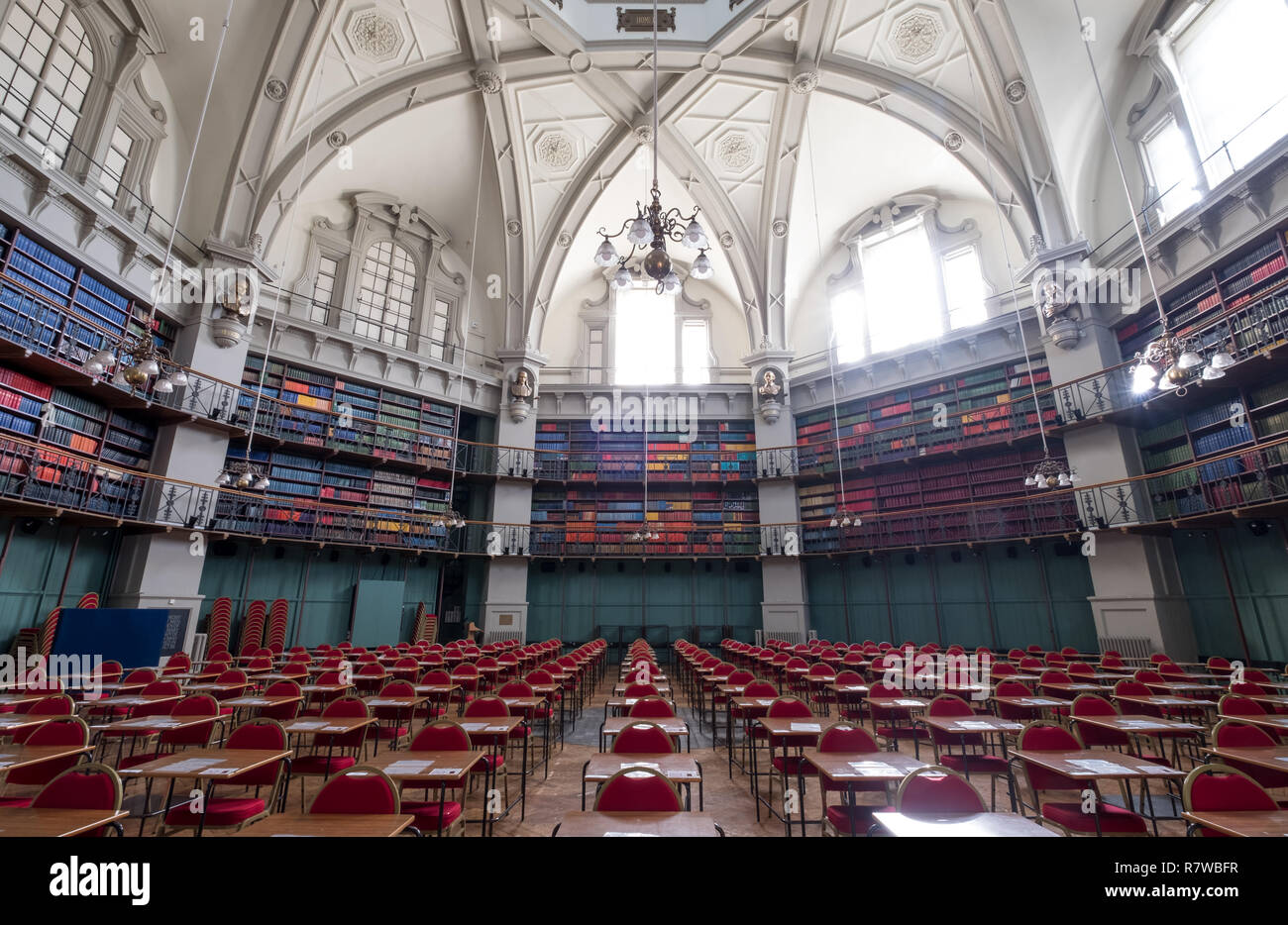 Interior of the historic Octagon Library at Queen Mary, University of ...