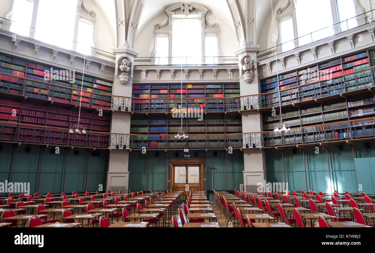 Interior of the historic Octagon Library at Queen Mary, University of ...