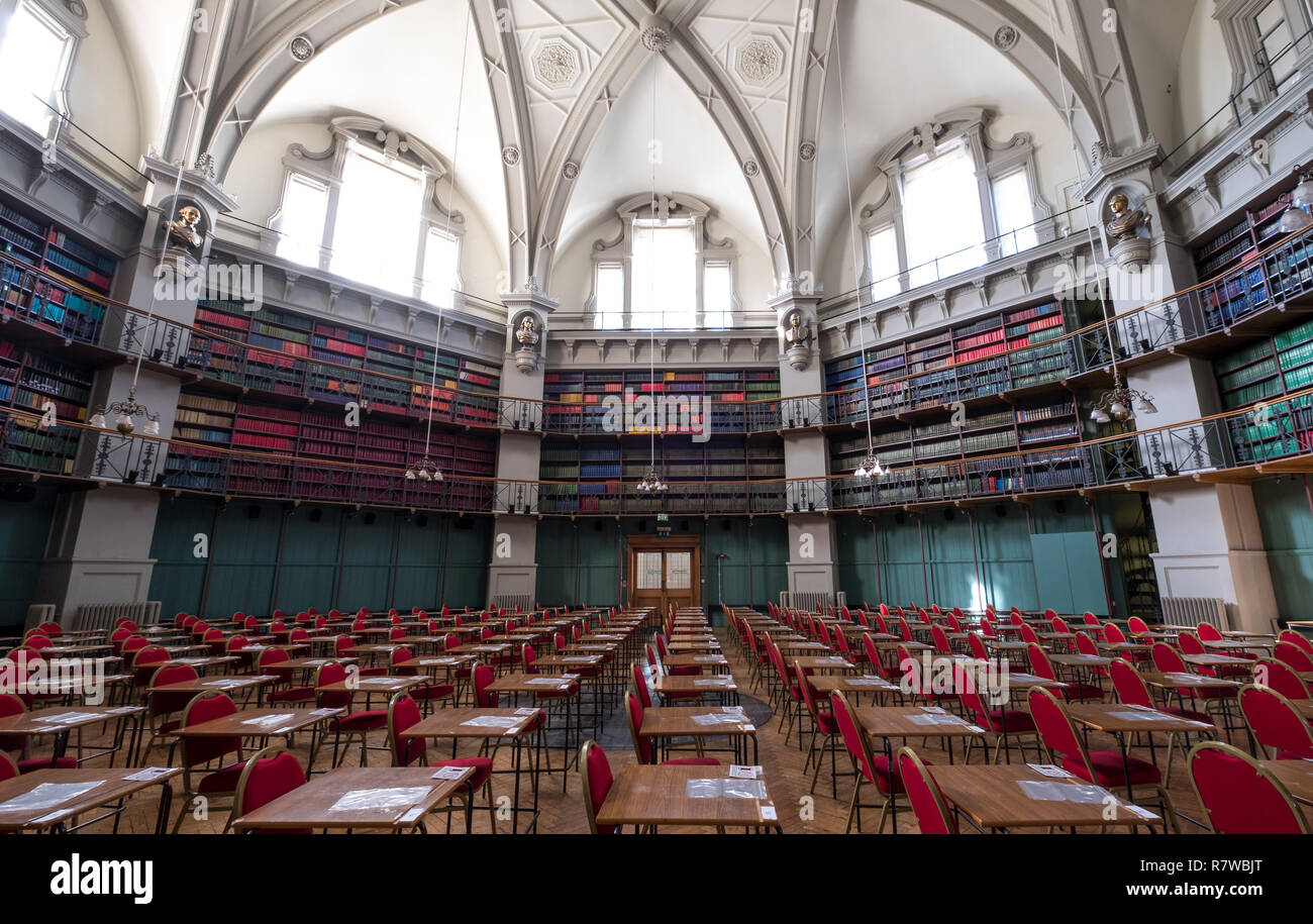 Interior of the historic Octagon Library at Queen Mary, University of ...