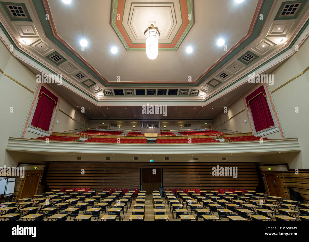 Interior of the Great Hall, Queen Mary, University of London. The ...