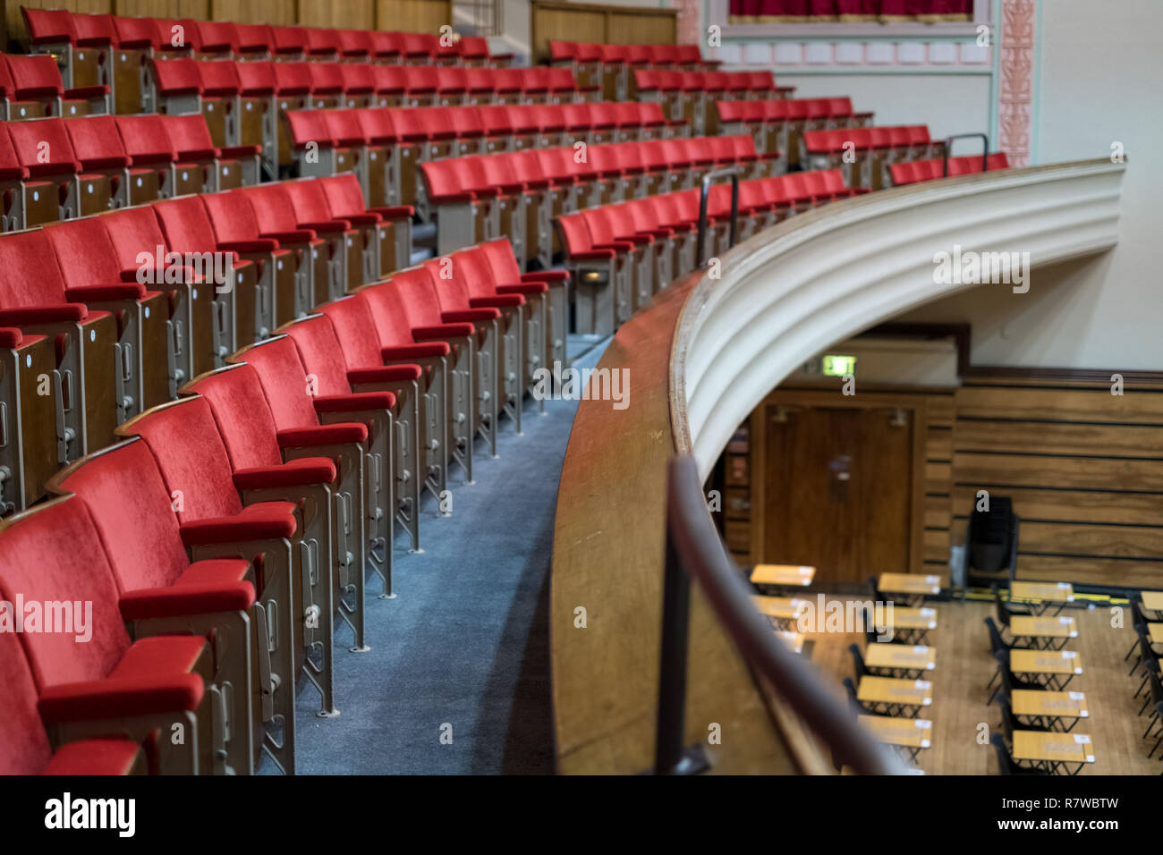 Interior of the Great Hall, Queen Mary, University of London. The ...