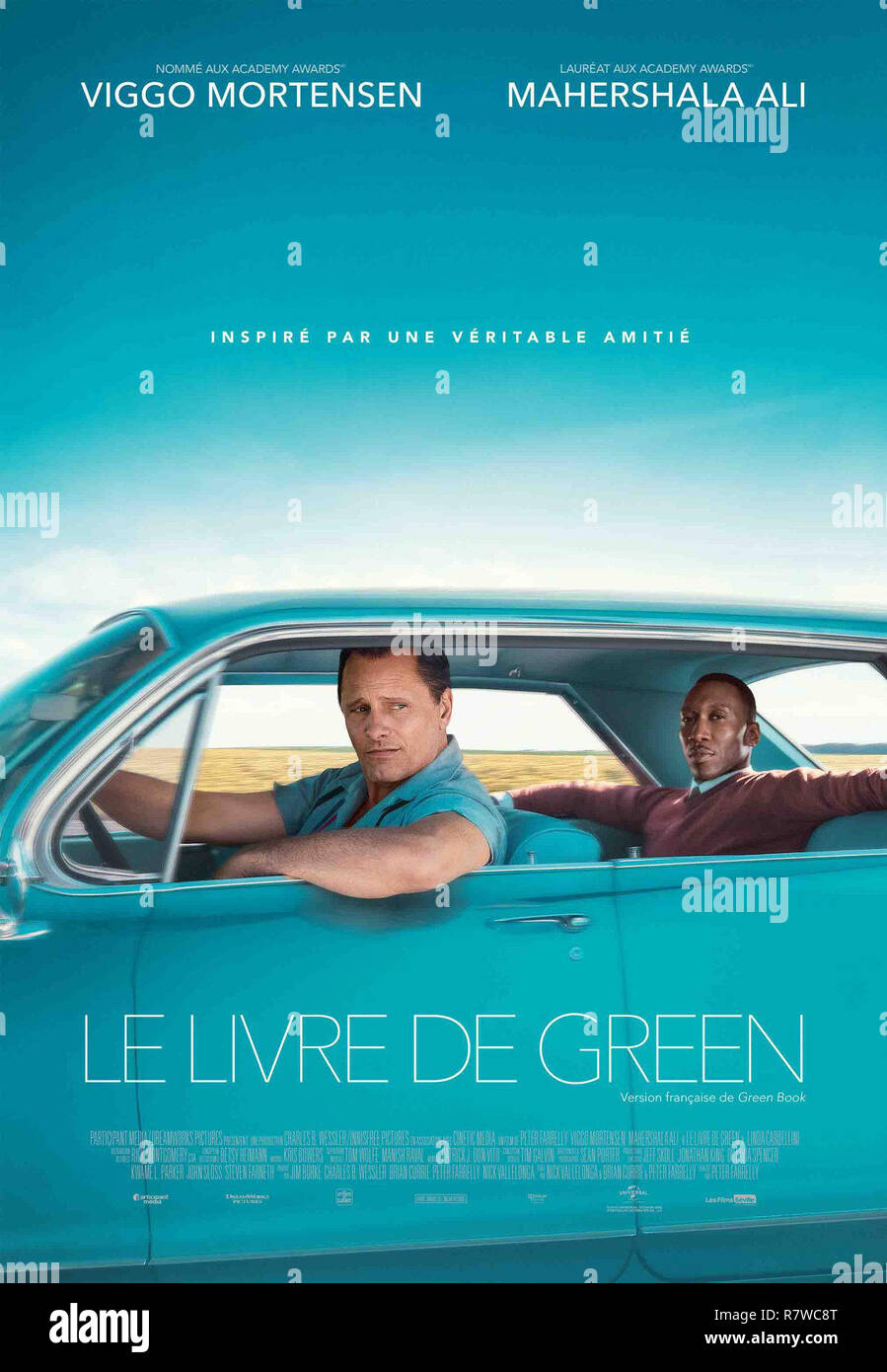 GREEN BOOK, Canadian poster in French, from left: Viggo Mortensen, Mahershala Ali, 2018 ...