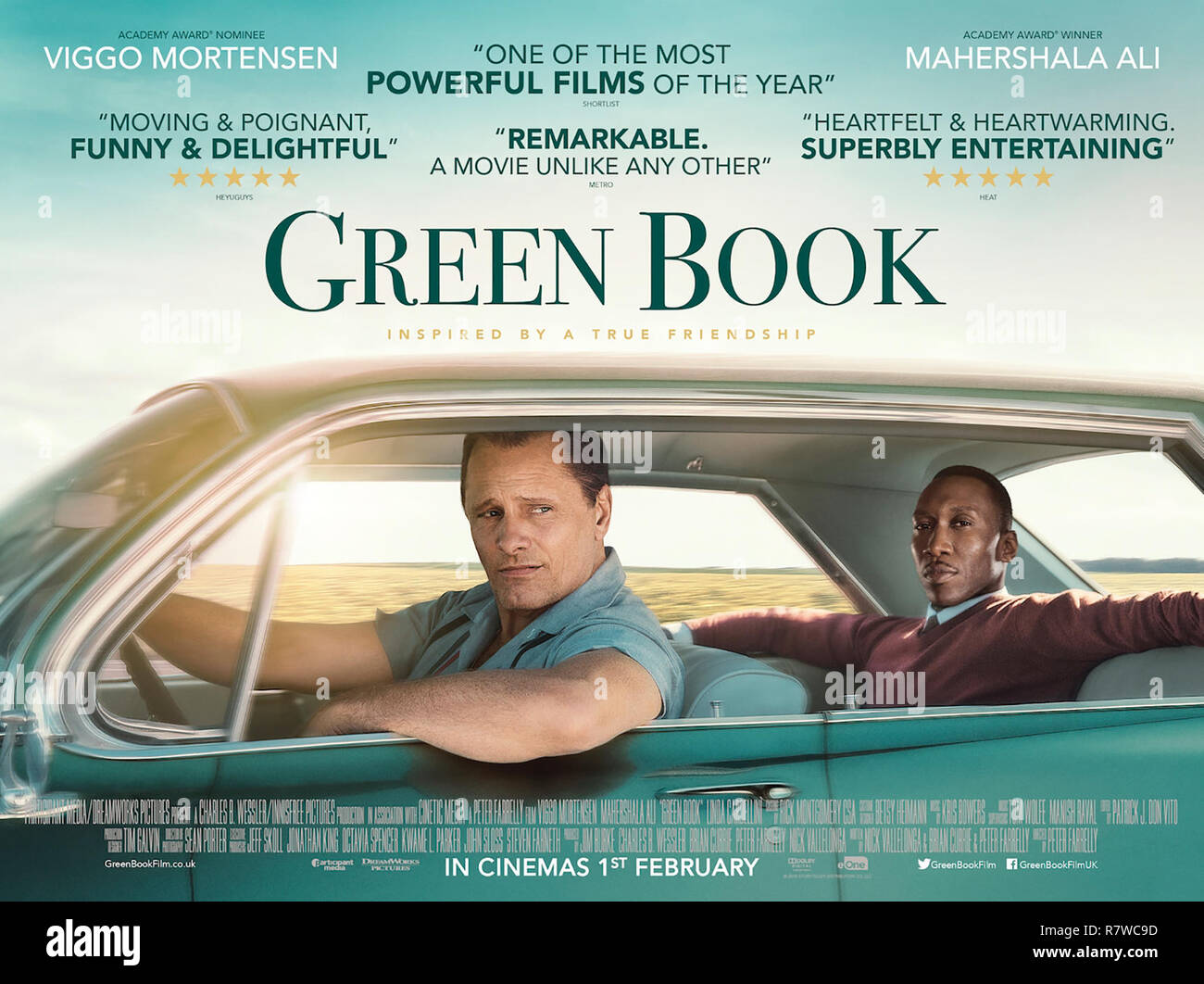 GREEN BOOK, British poster, from left: Viggo Mortensen, Mahershala Ali, 2018. © Universal ...